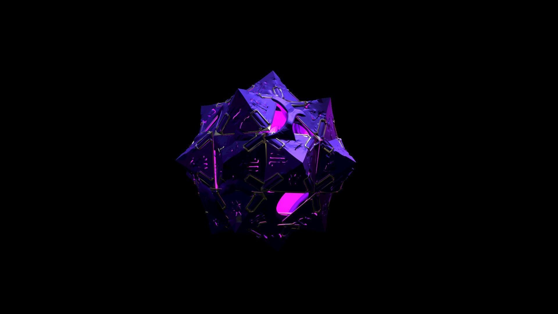 Corrupted Hex Core from Arcane 3D model 3D printable | CGTrader