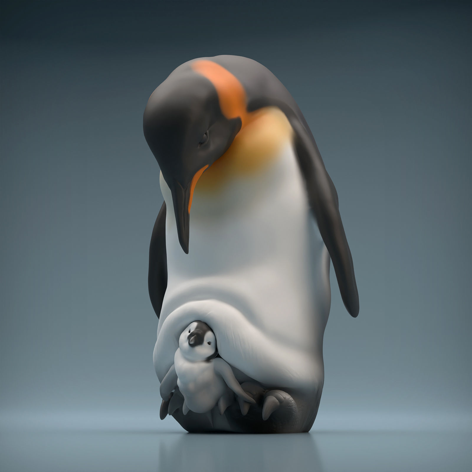 Emperor Penguin for 3D Printing 3D model 3D printable | CGTrader