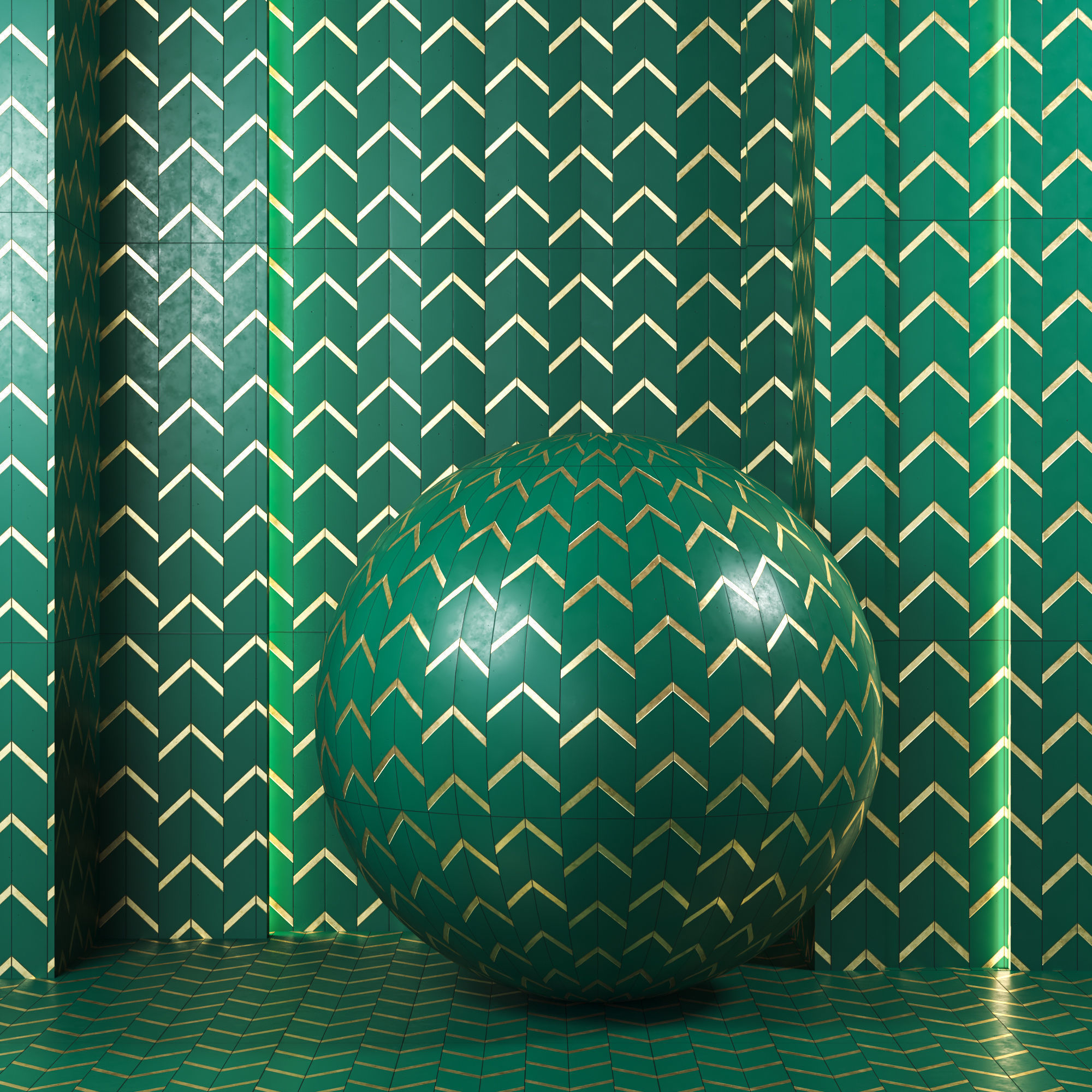 4k 5color Chevron and Gold Steel Polished Tile Texture-Seamless Texture ...