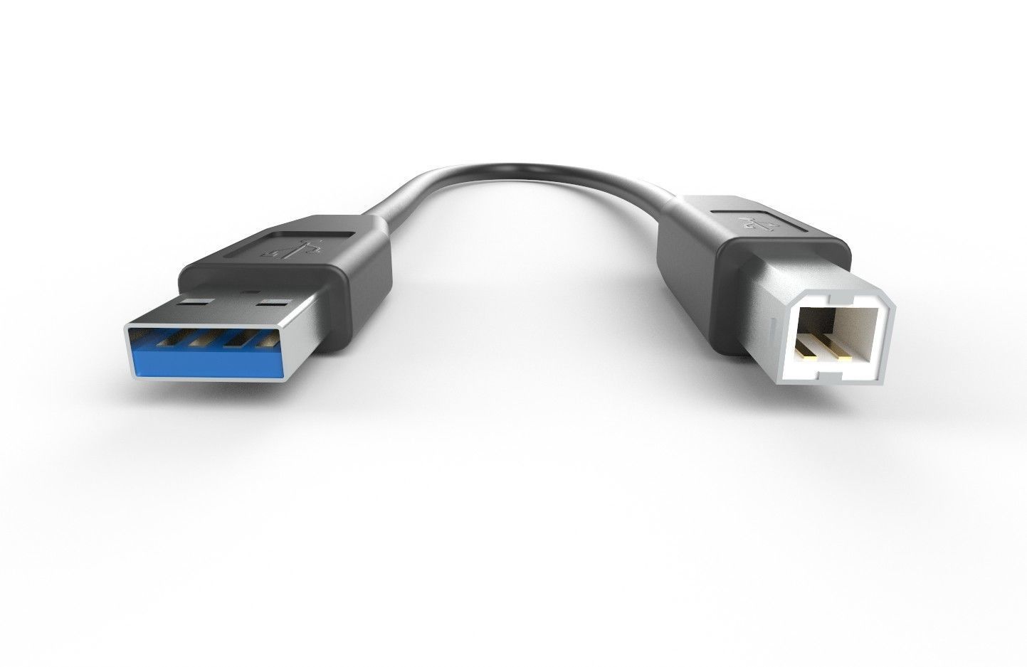 3D model USB Cable M10 - With STL VR / AR / low-poly | CGTrader