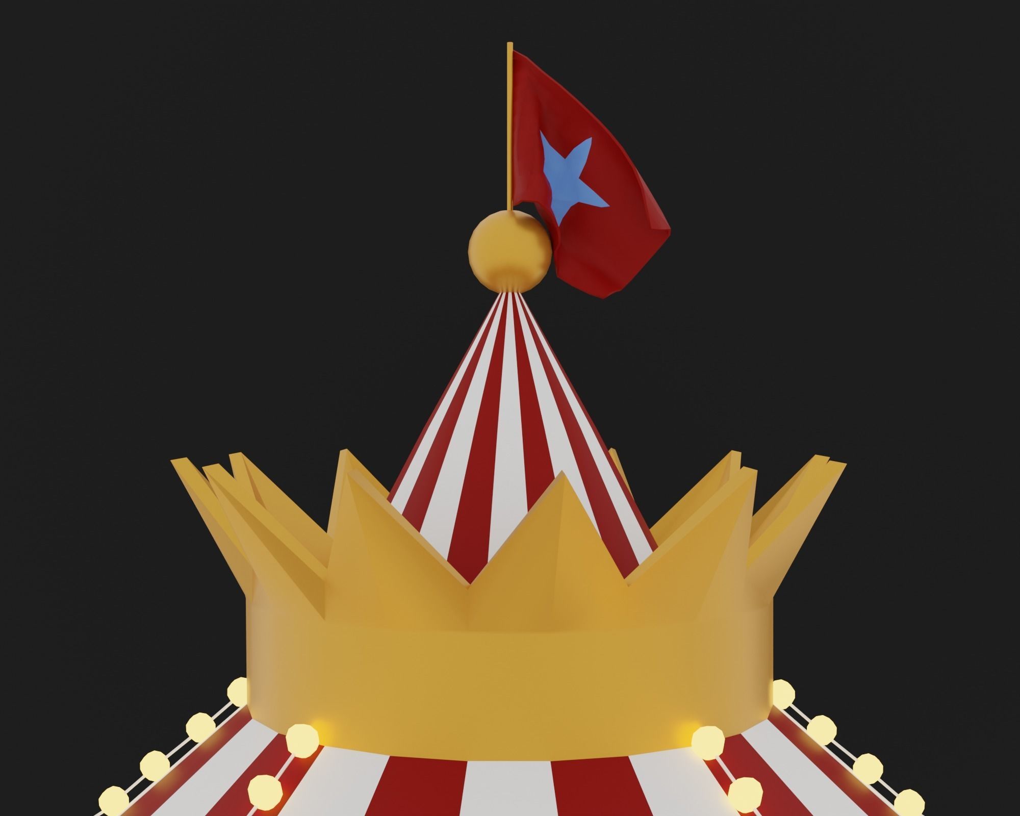 3D model Circus ticket booth VR / AR / low-poly | CGTrader
