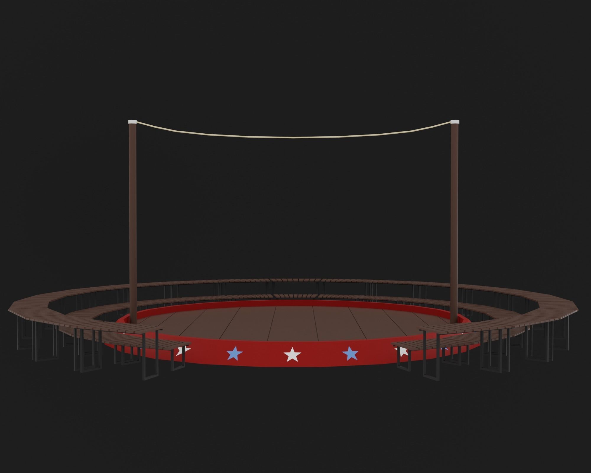 3D model Circus ticket booth VR / AR / low-poly | CGTrader