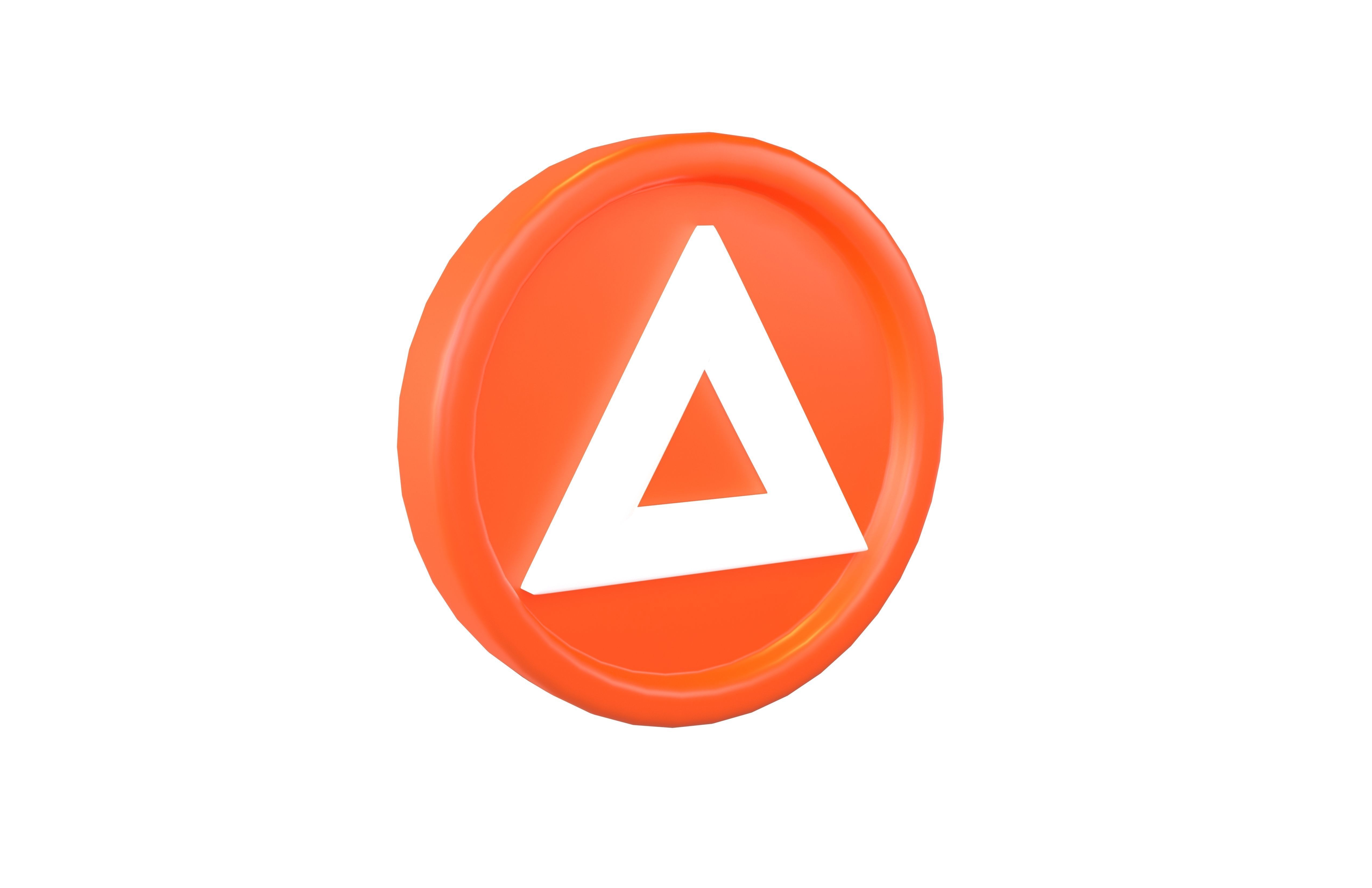 3D model Cartoon Basic Attention Token v1 001 VR / AR / low-poly | CGTrader