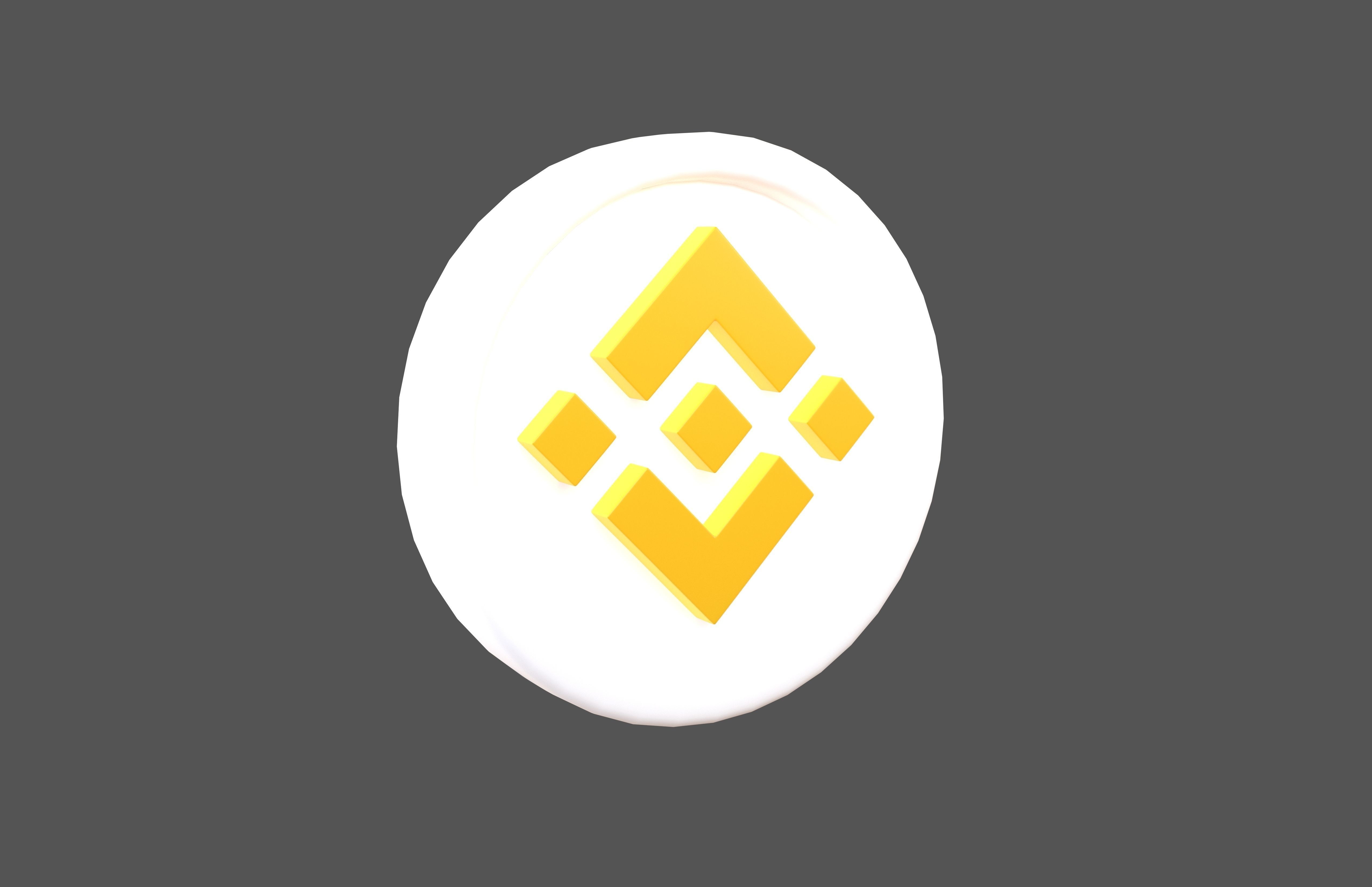3D model Cartoon Binance Coin v1 002 VR / AR / low-poly | CGTrader