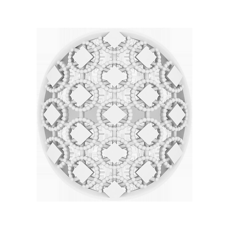 Ring round geometry free 3D model 3D printable | CGTrader