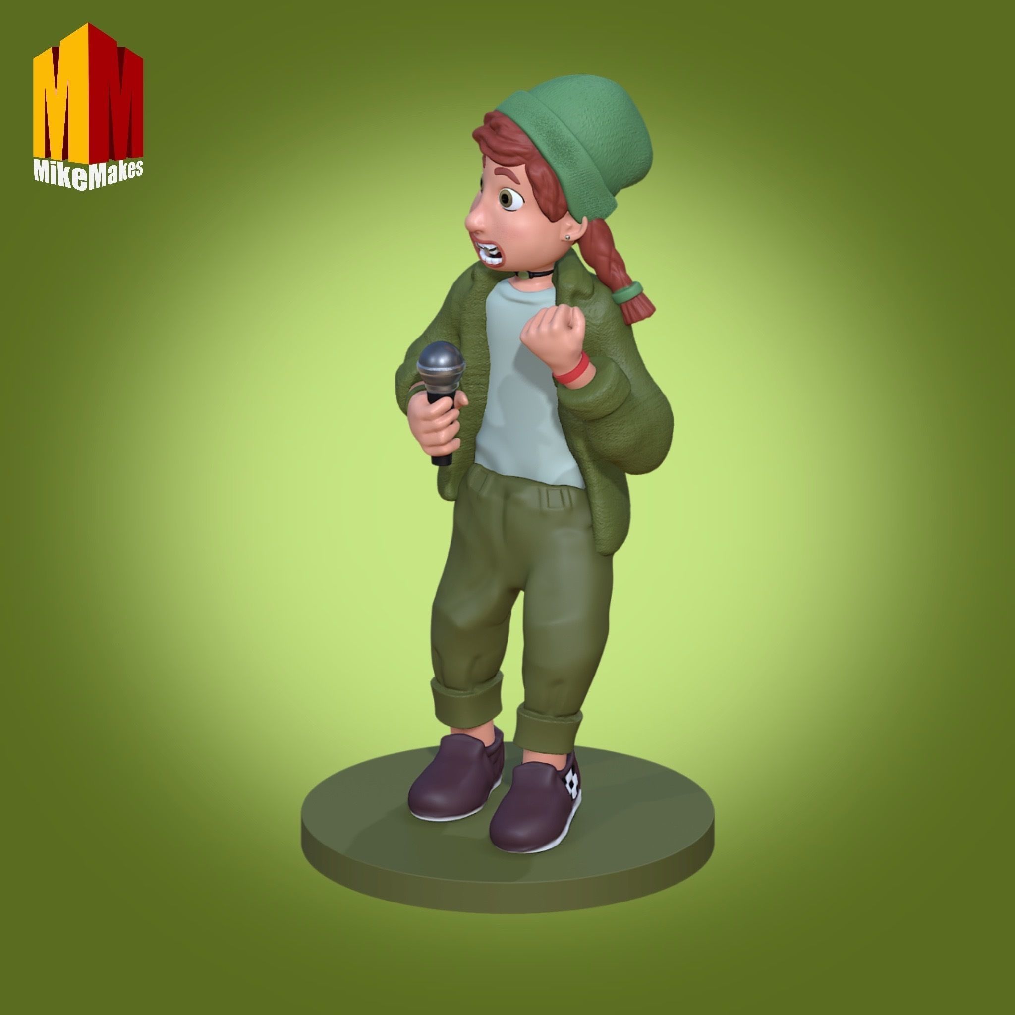 Turning Red Miriam Figurine 3D model 3D printable | CGTrader