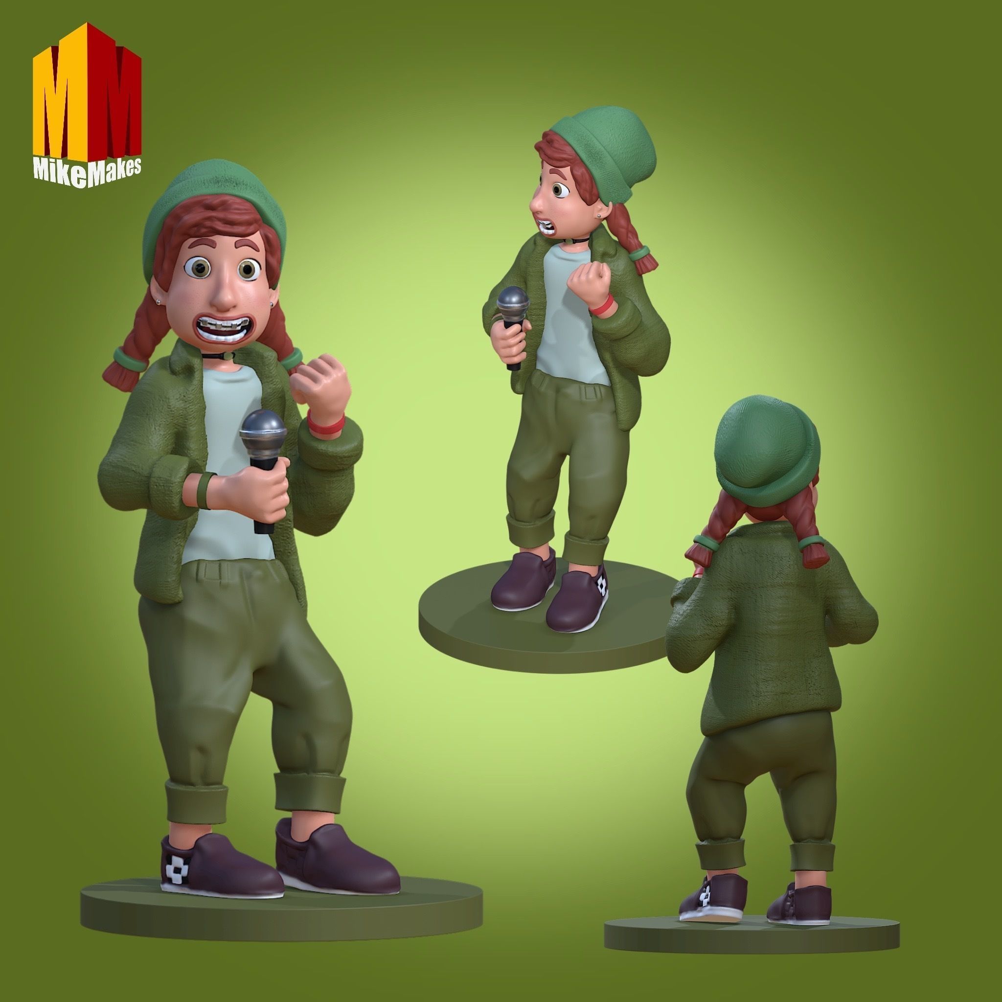 Turning Red Miriam Figurine 3D model 3D printable | CGTrader