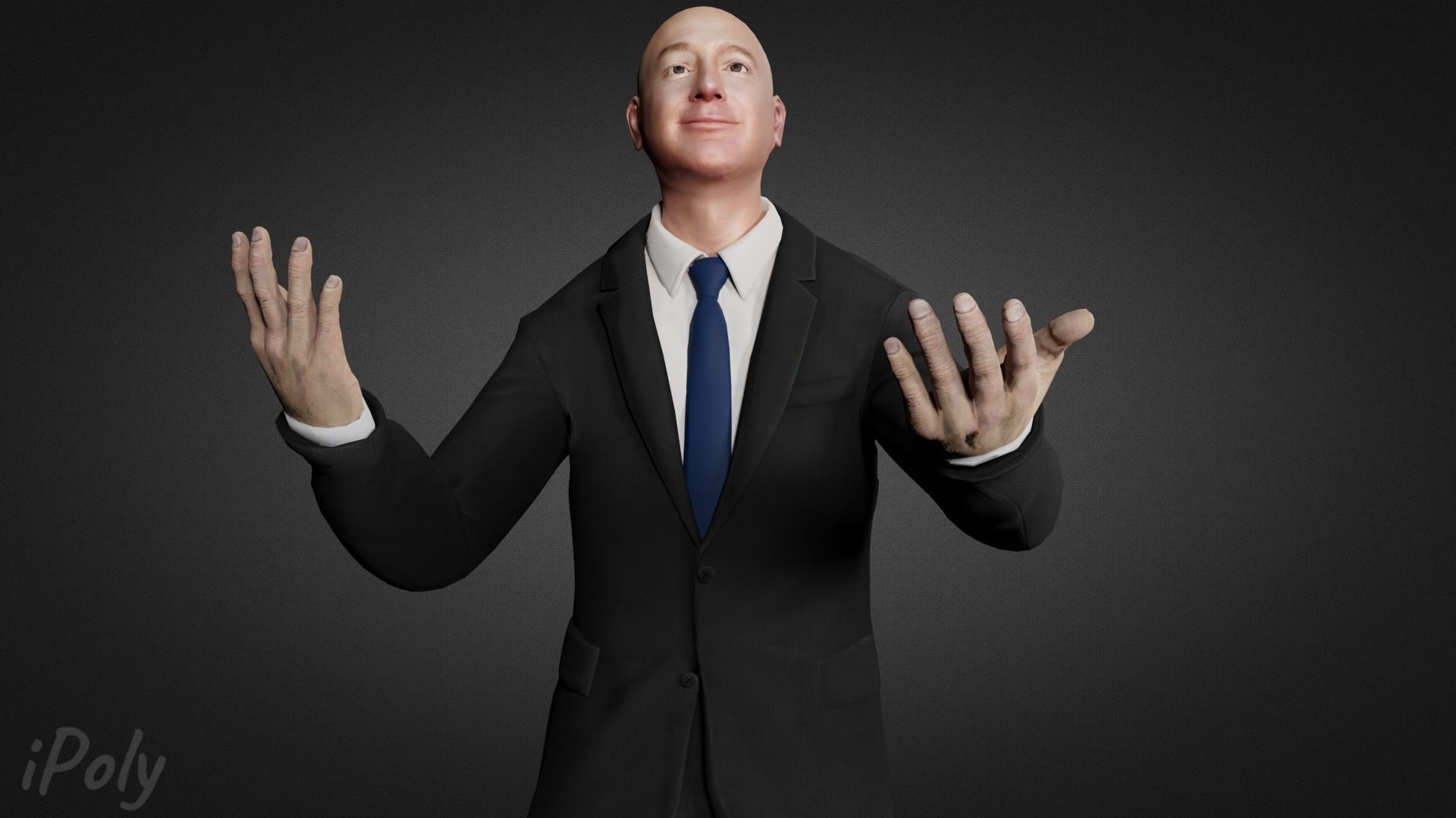 3D model Jeff Bezos 3D Character VR / AR / low-poly | CGTrader