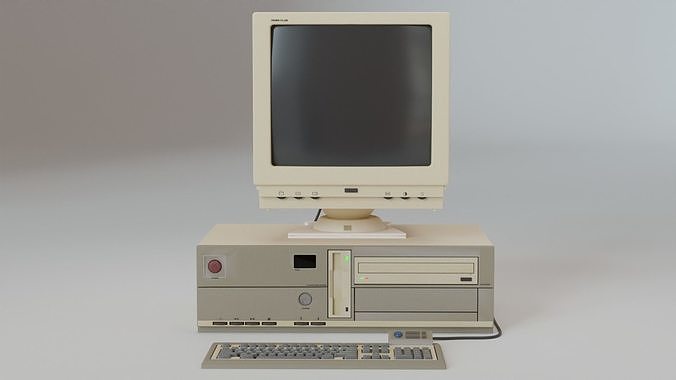 Old Computer 3D model | CGTrader