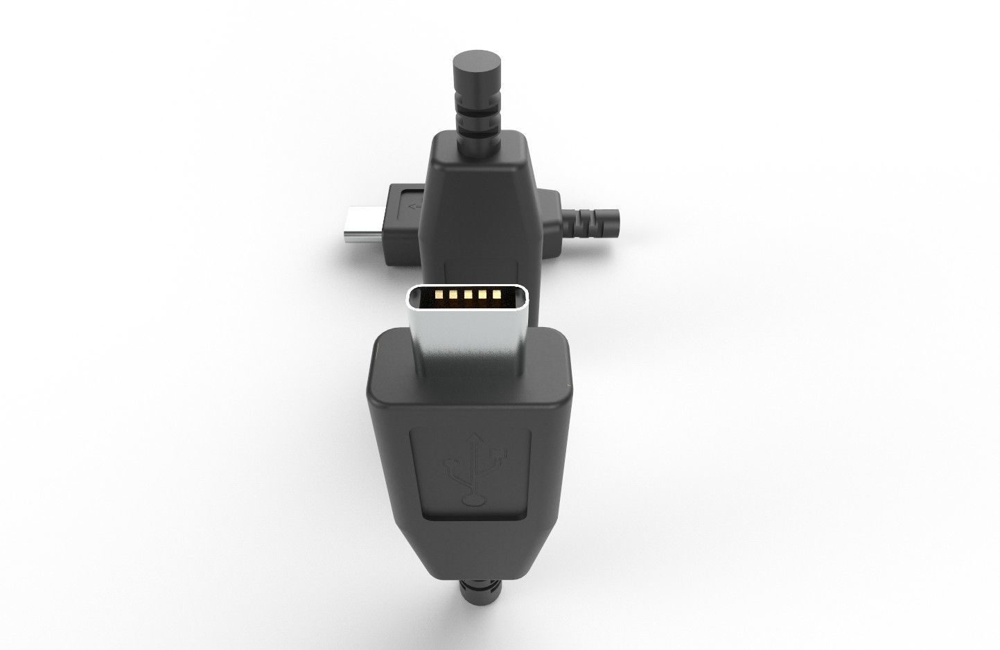 3D model USB M15 Type C Male VR / AR / low-poly | CGTrader