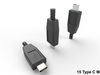 3D model USB M15 Type C Male VR / AR / low-poly | CGTrader