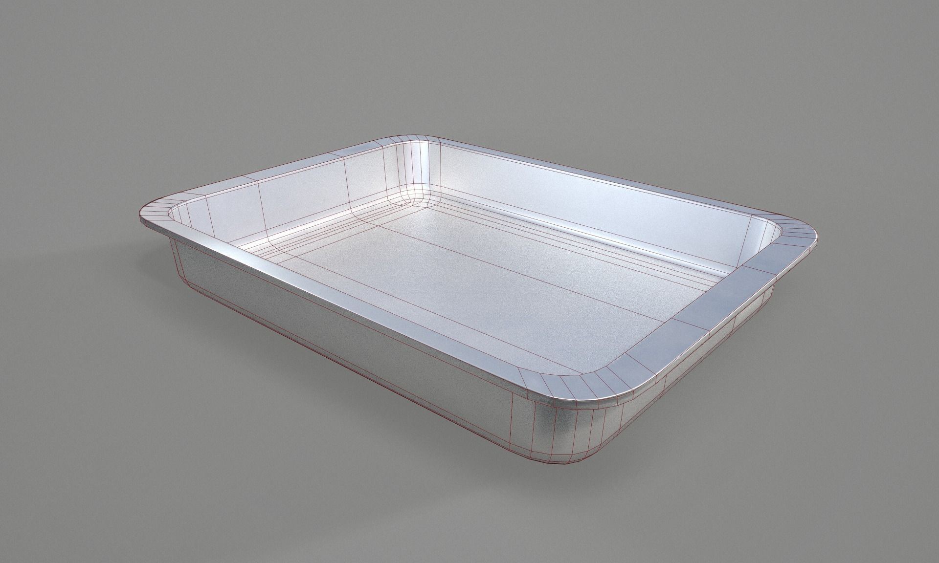 3D model Roasting Tin VR / AR / low-poly | CGTrader