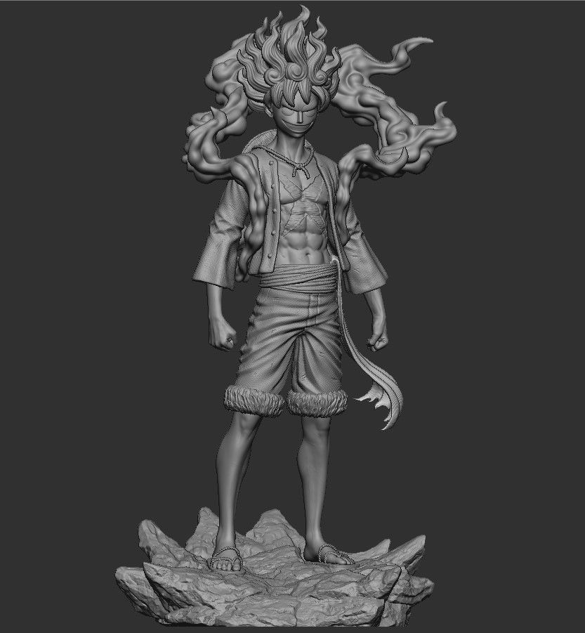 Luffy Gear 5 3D Print Model 3D model 3D printable | CGTrader