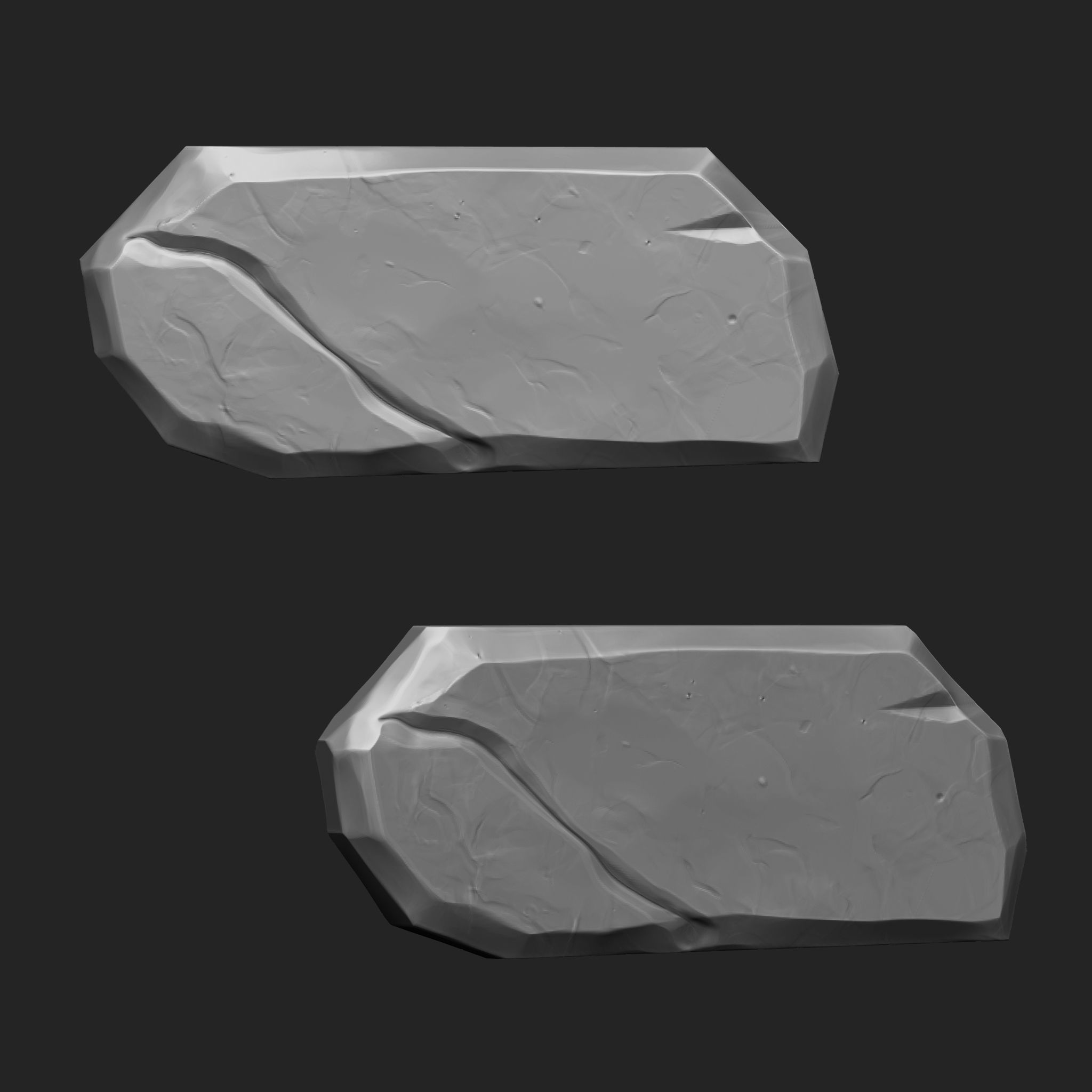 STYLIZED STONE MEGA PACK 4 IN ONE - 122 BRUSHES 3D model | CGTrader