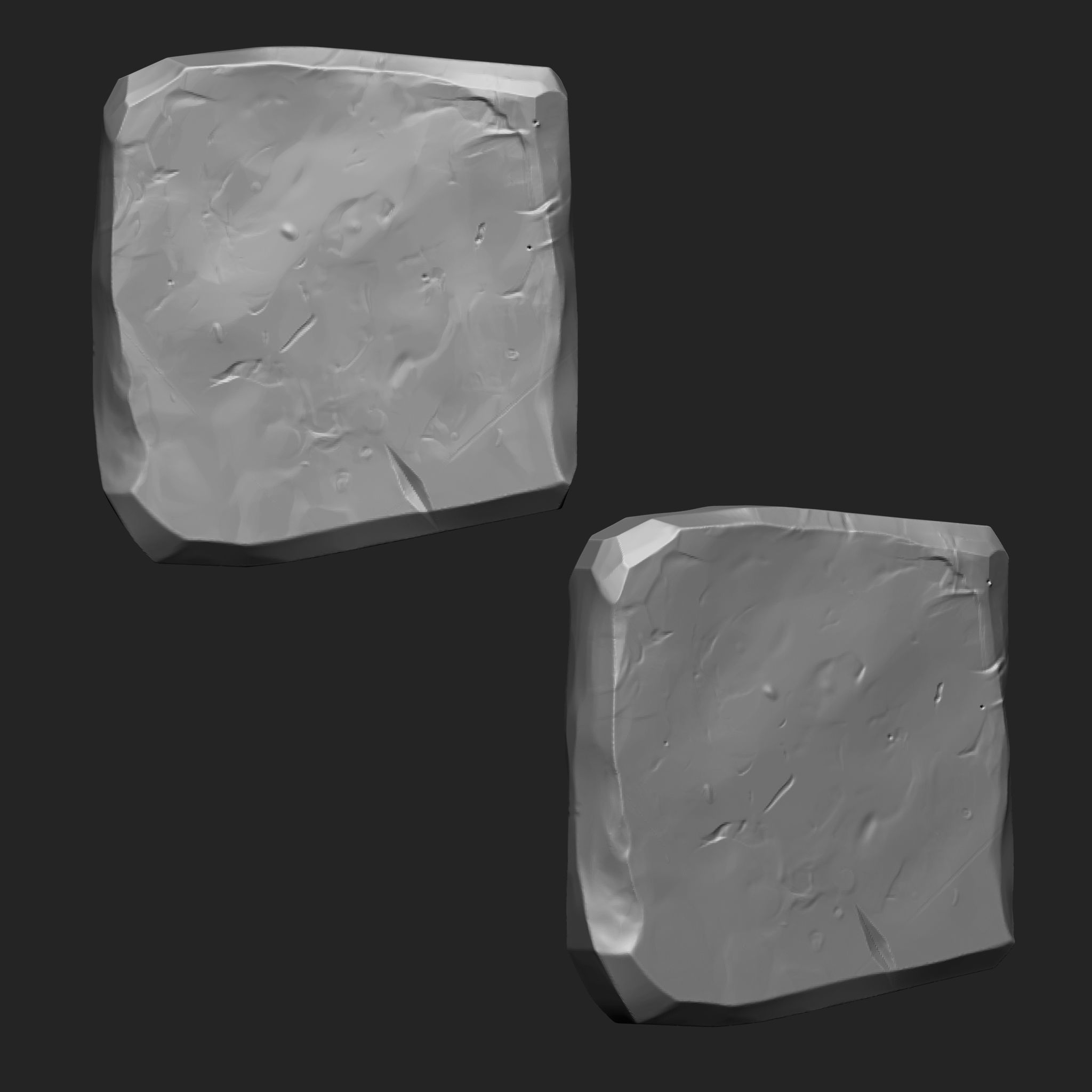 STYLIZED STONE MEGA PACK 4 IN ONE - 122 BRUSHES 3D model | CGTrader