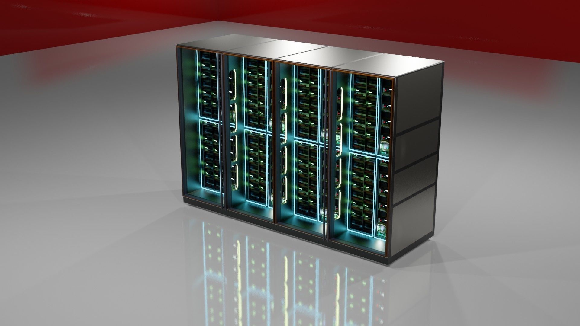 Server rack 3D model | CGTrader