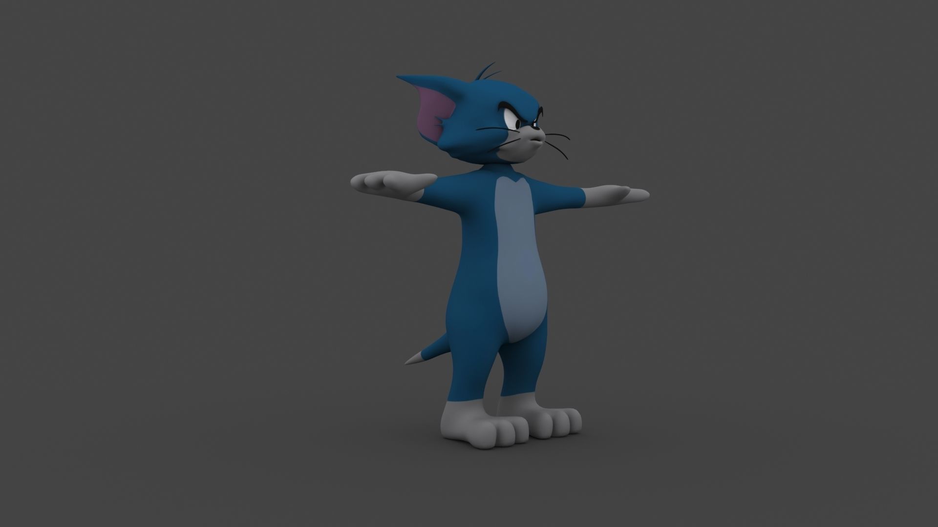 TOMZ-002 Tom Cat 3D model rigged | CGTrader