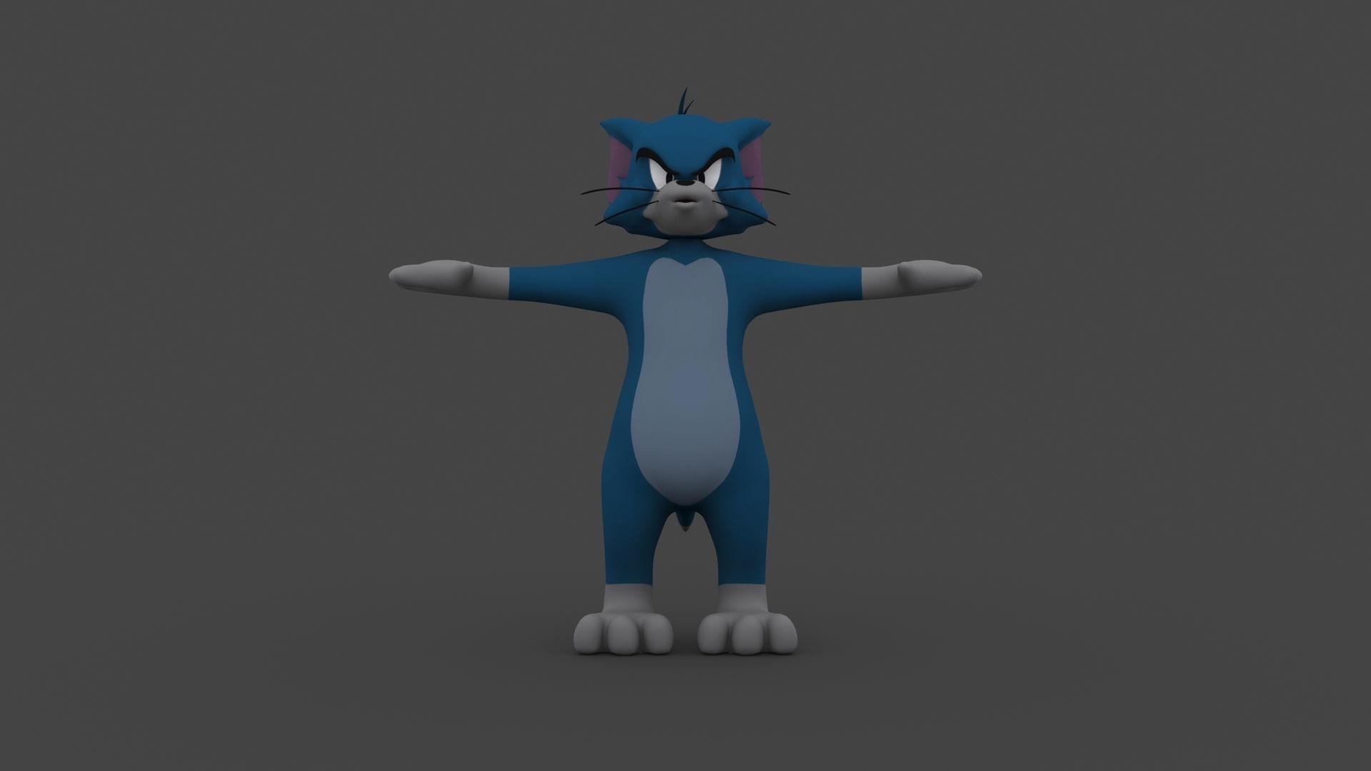 TOMZ-002 Tom Cat 3D model rigged | CGTrader