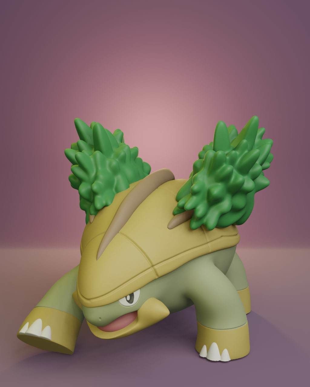 Pokemon - Grotle 3D model 3D printable | CGTrader