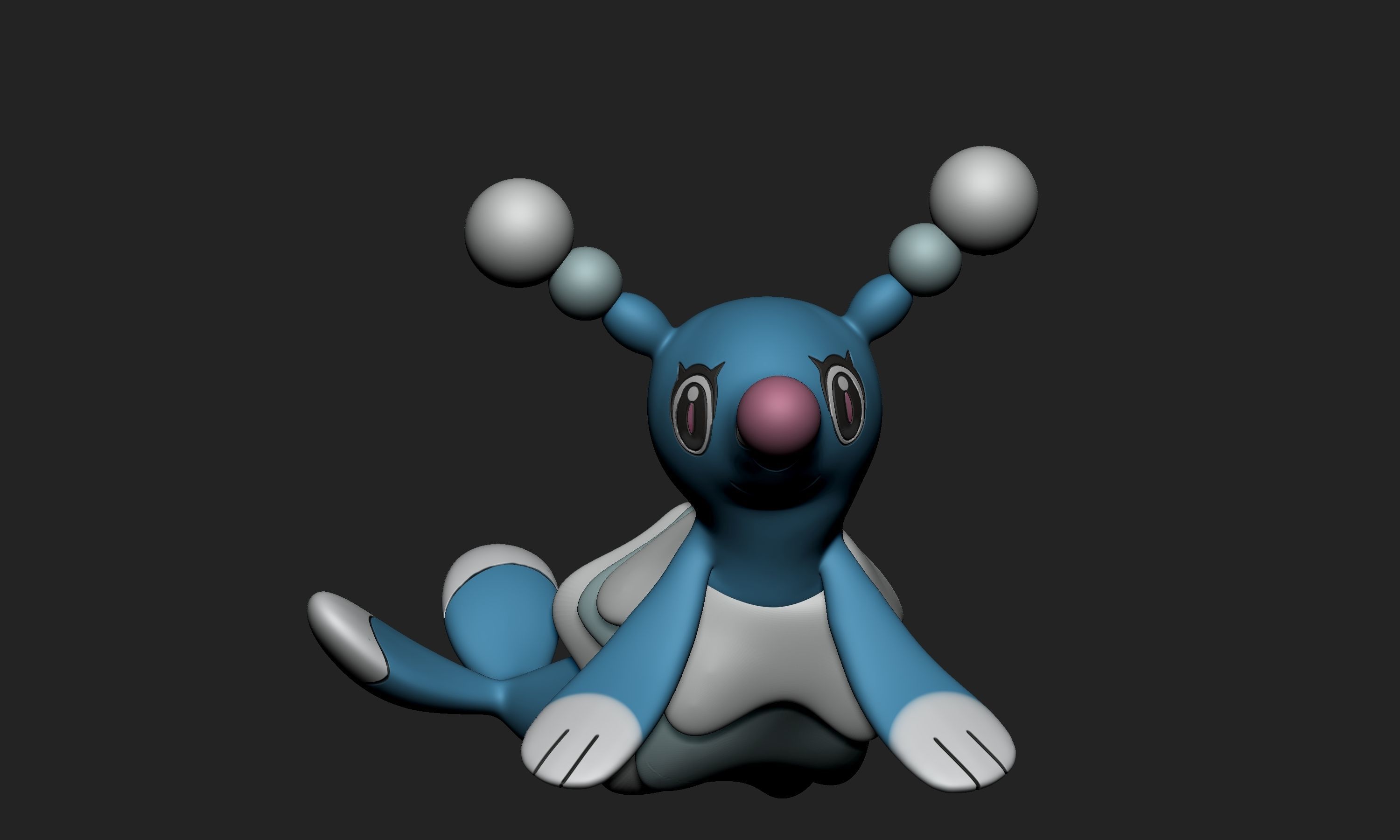 Pokemon - Brionne 3D model 3D printable | CGTrader