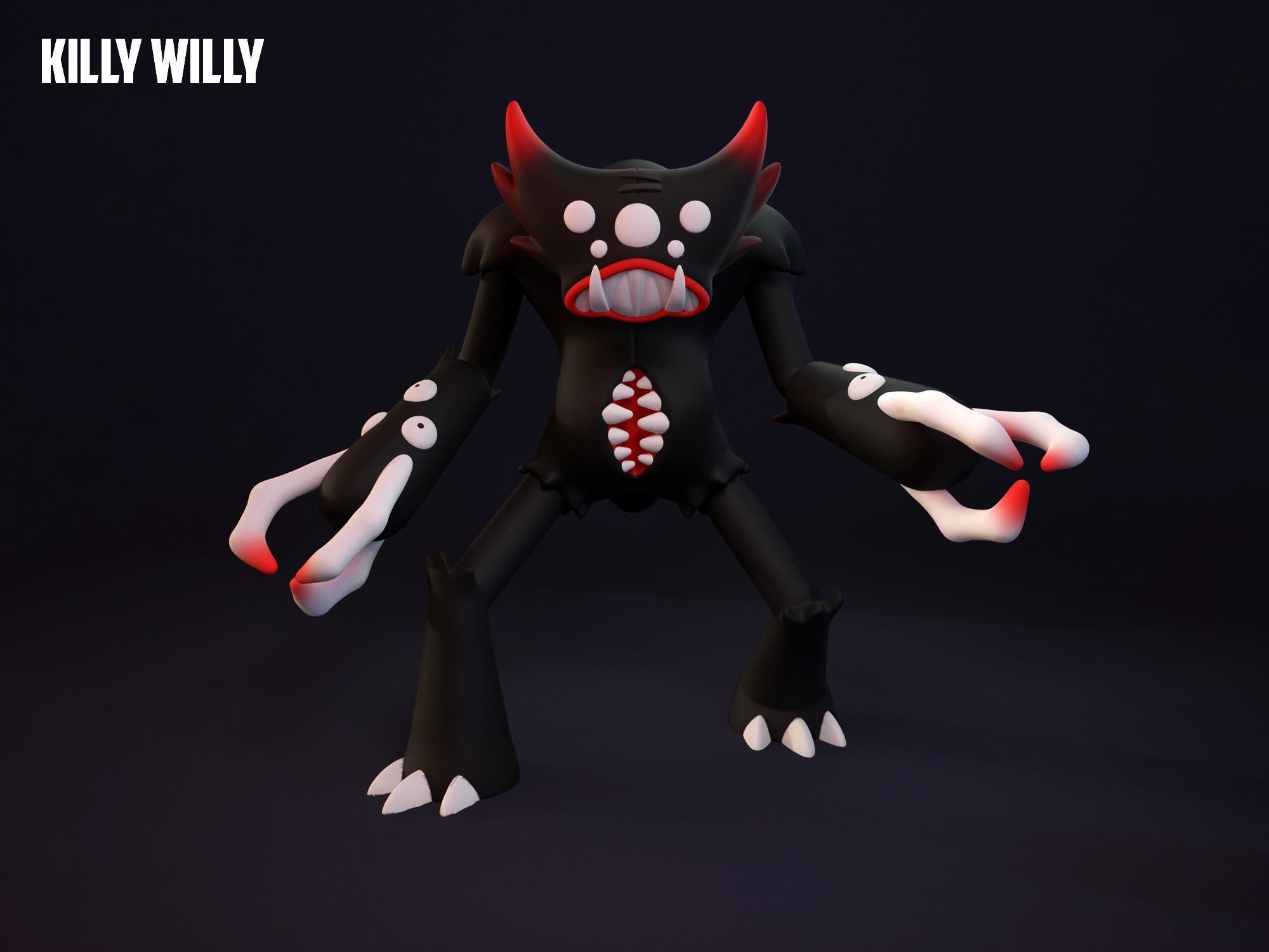KILLY WILLY 3D model 3D printable | CGTrader