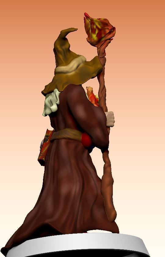 Wizard - Sorcerer 3d Design DND Fantasy Table top Games 3D model | CGTrader