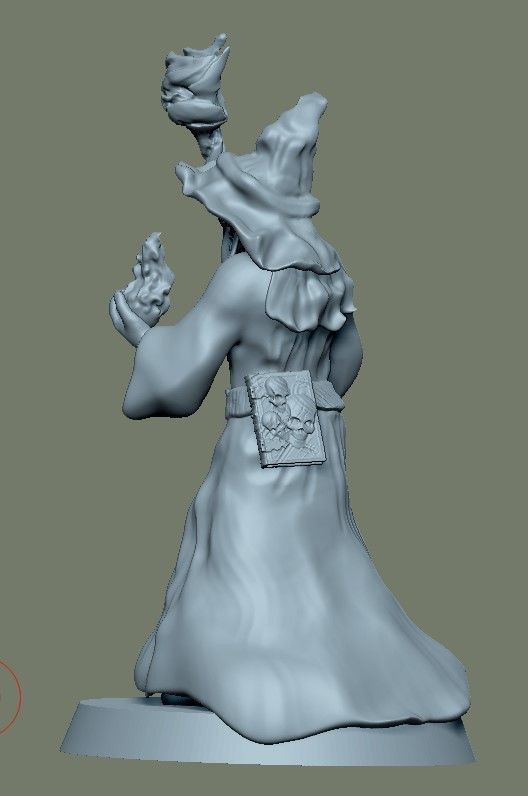 Wizard - Sorcerer 3d Design DND Fantasy Table top Games 3D model | CGTrader