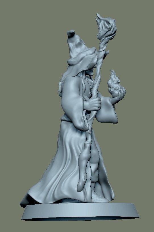 Wizard - Sorcerer 3d Design DND Fantasy Table top Games 3D model | CGTrader