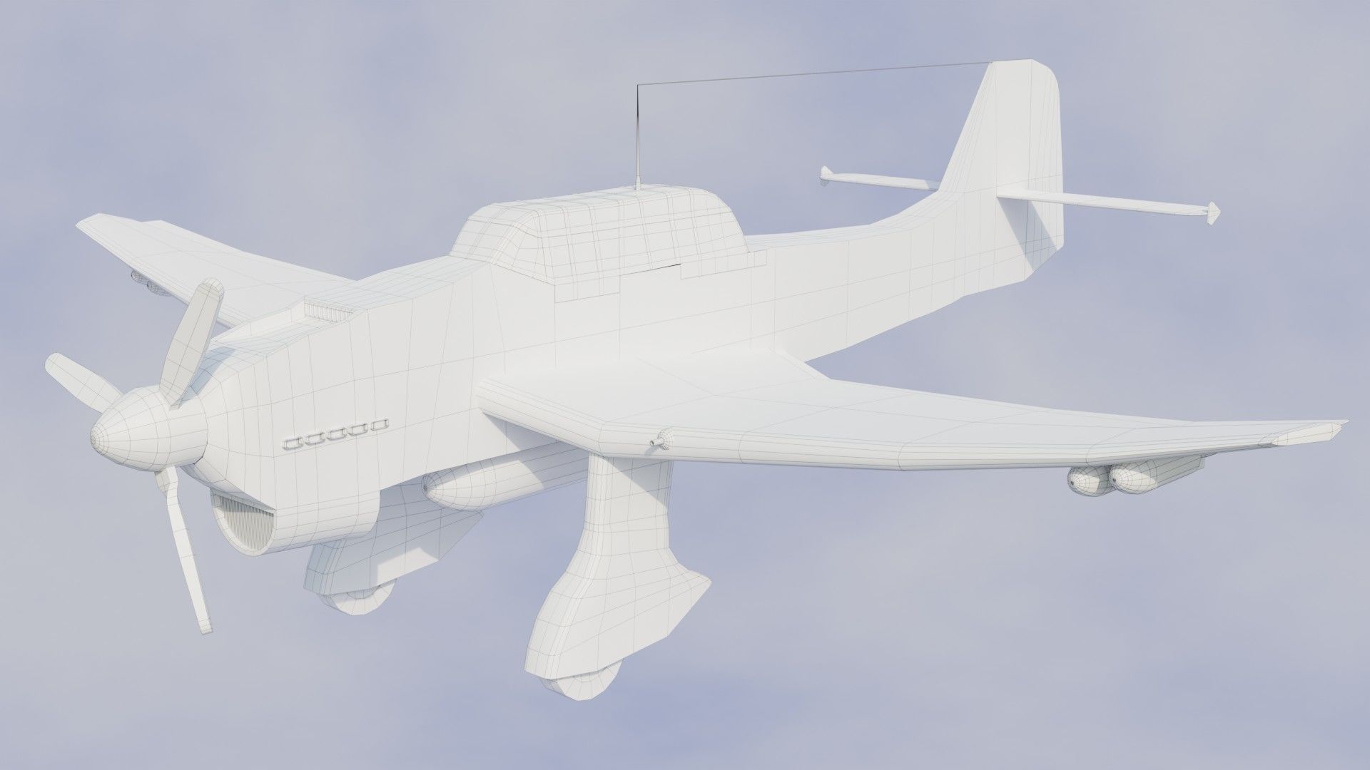 3D model Junkers Ju-87 Stuka VR / AR / low-poly | CGTrader