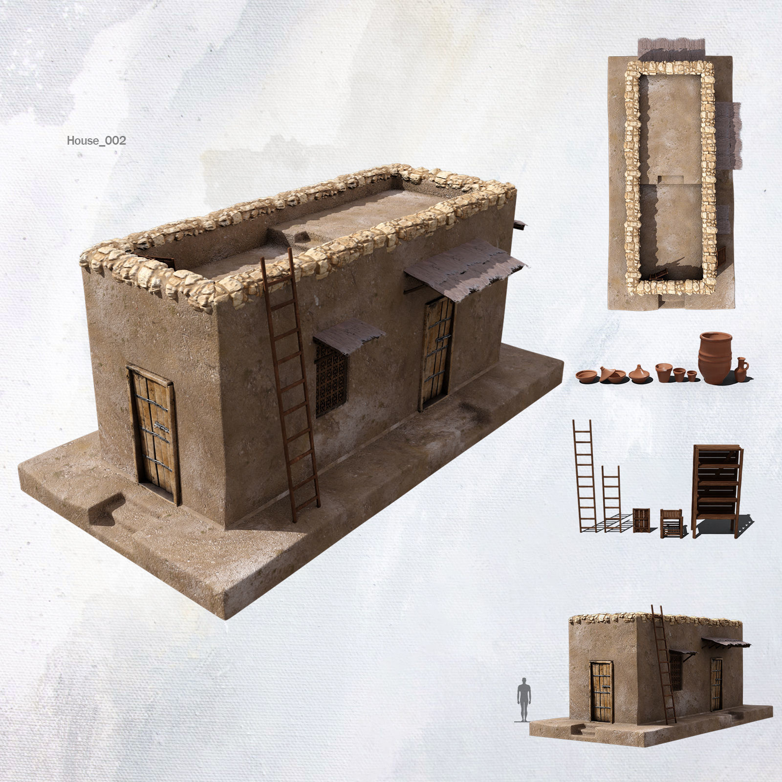 North Africa Middle East Berber buildings 3d models 3D model | CGTrader