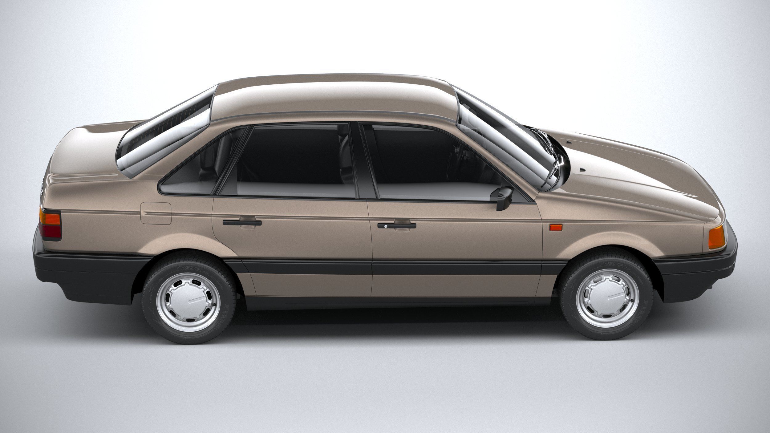 Volkswagen Passat B3 sedan 3D model | CGTrader