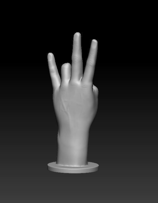 ASL numbers from 1 to 10 3D model 3D printable | CGTrader