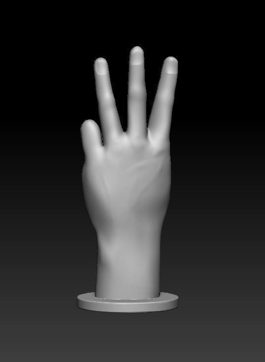 ASL numbers from 1 to 10 3D model 3D printable | CGTrader