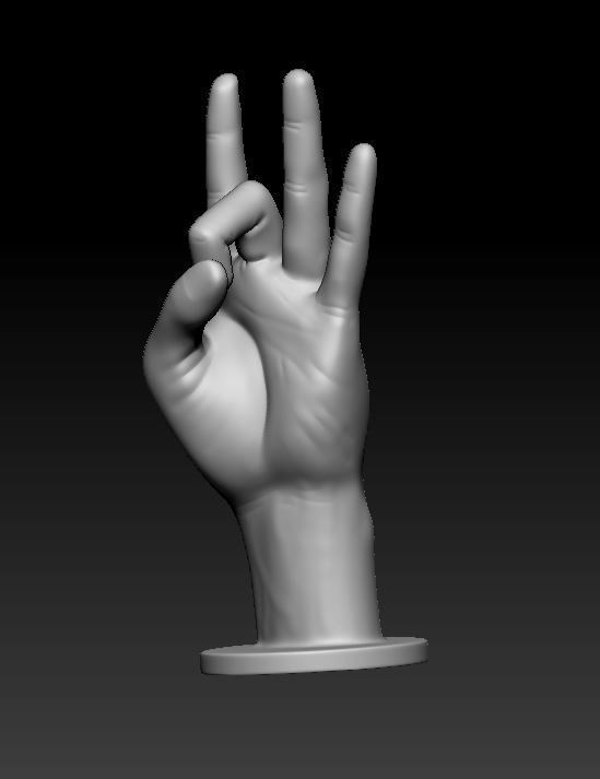 ASL numbers from 1 to 10 3D model 3D printable | CGTrader