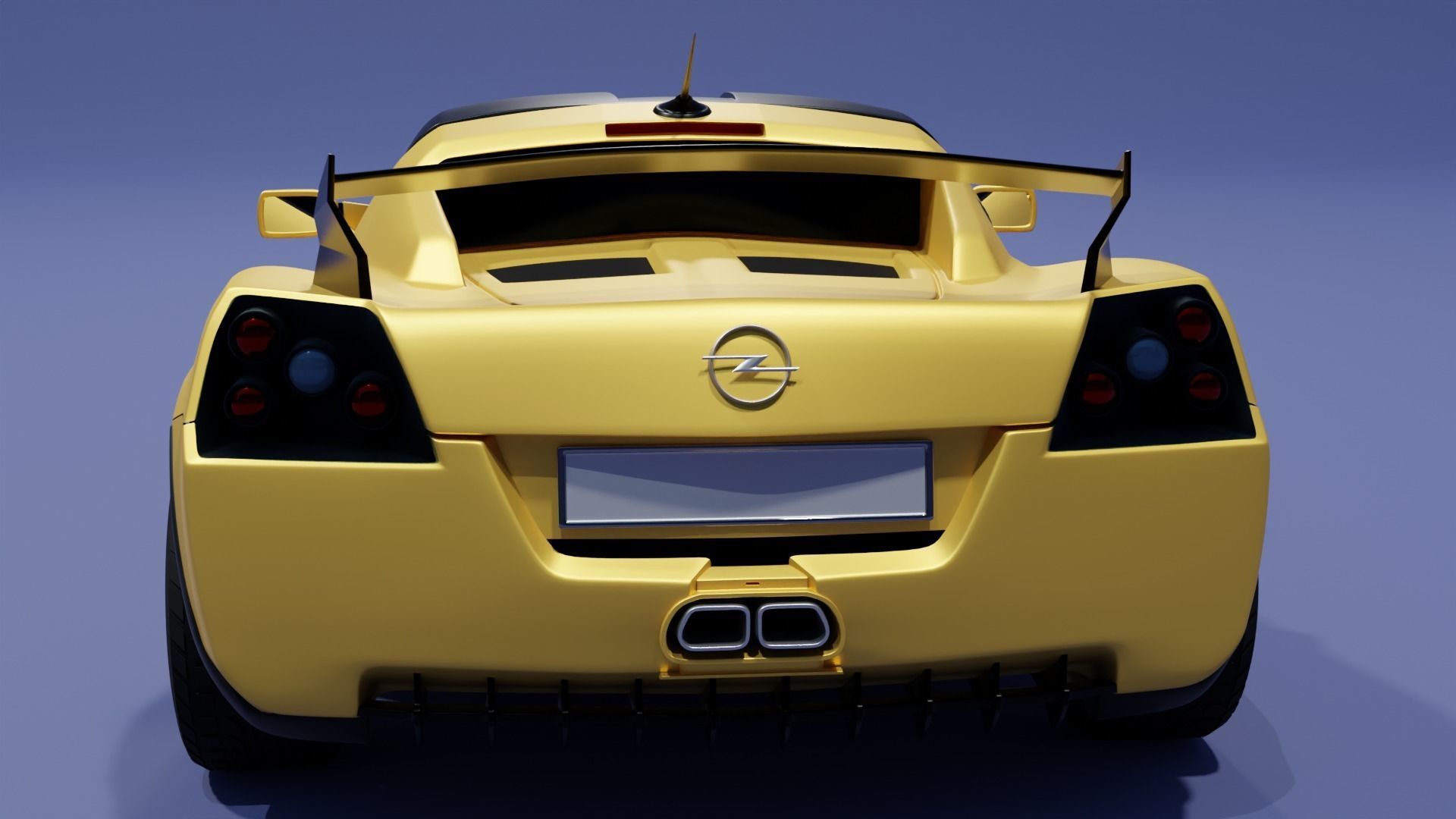 Opel Speedster racing car free VR / AR / low-poly 3D model | CGTrader