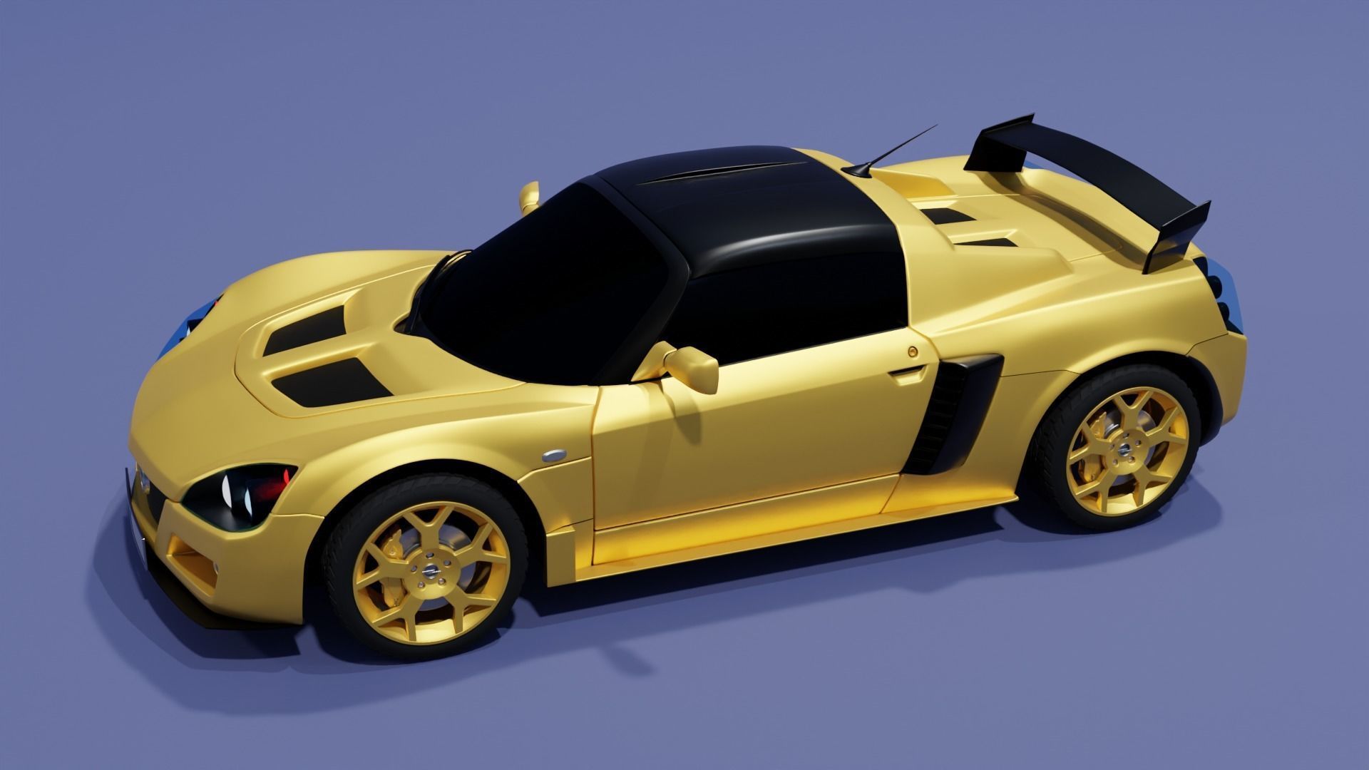 Opel Speedster racing car free VR / AR / low-poly 3D model | CGTrader