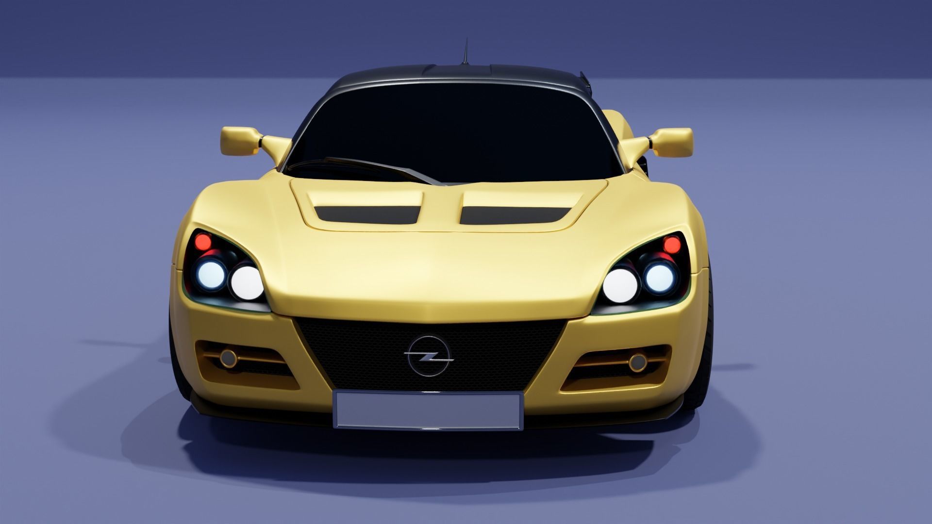 Opel Speedster racing car free VR / AR / low-poly 3D model | CGTrader