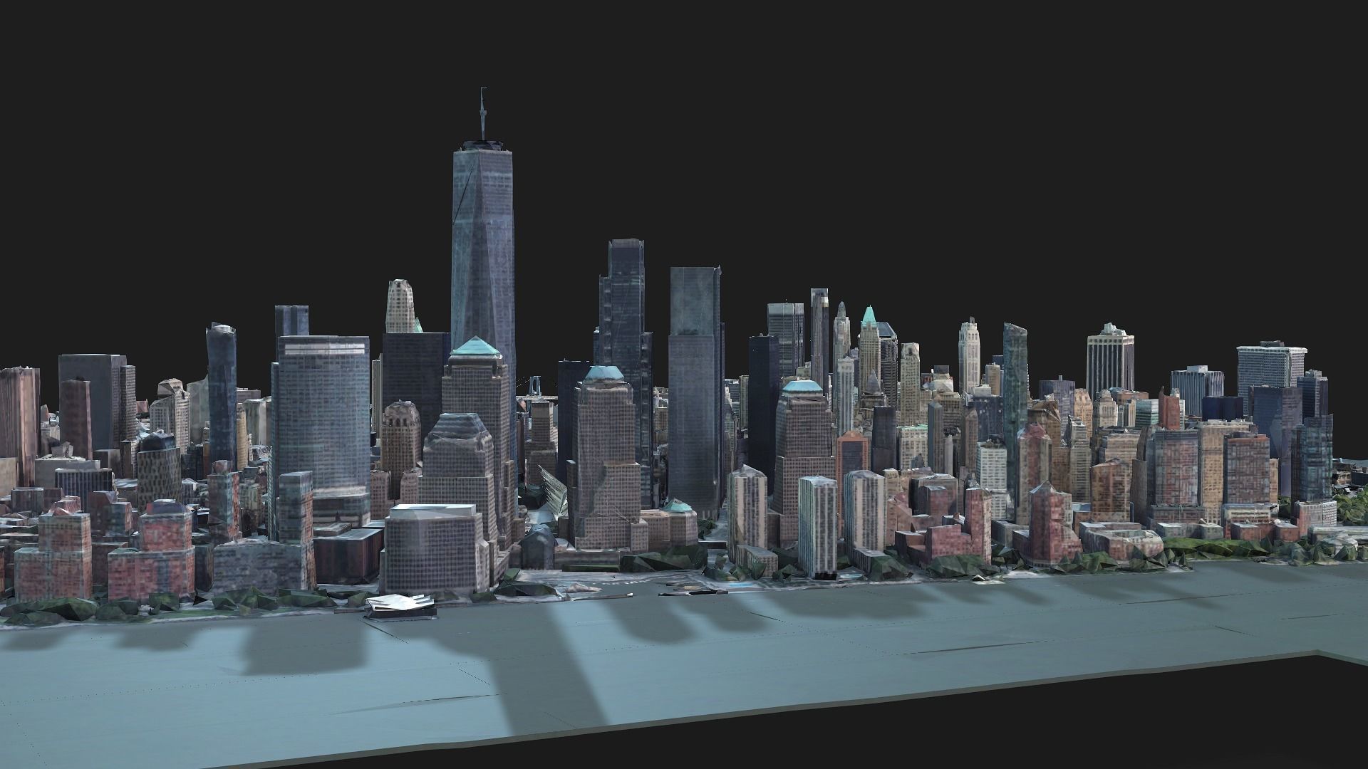 New York City Map Zone Building 3D model | CGTrader