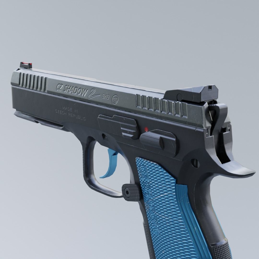 3D model CZ Shadow 2 Pistol Game Ready VR / AR / low-poly | CGTrader