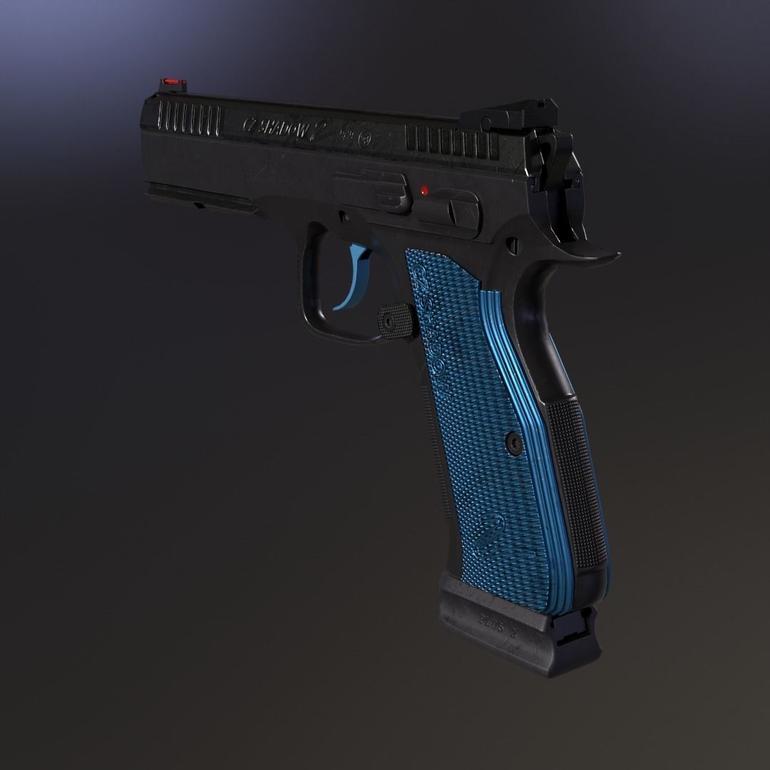 3D model CZ Shadow 2 Pistol Game Ready VR / AR / low-poly | CGTrader