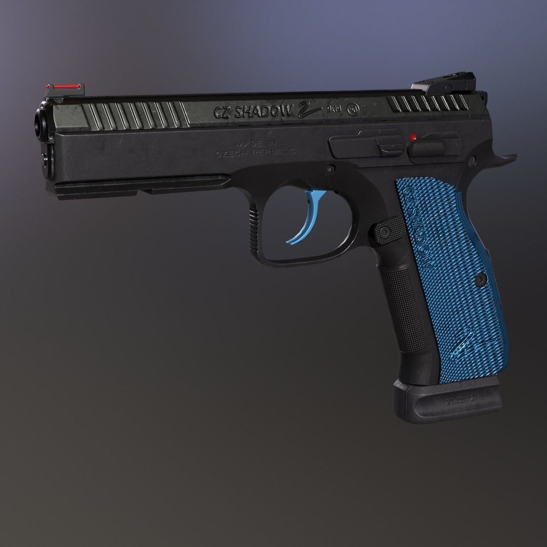 3D model CZ Shadow 2 Pistol Game Ready VR / AR / low-poly | CGTrader