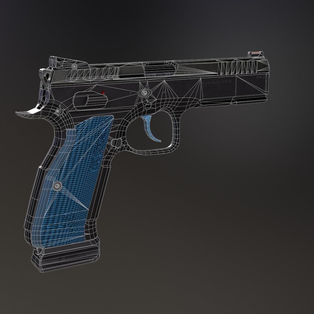 3D model CZ Shadow 2 Pistol Game Ready VR / AR / low-poly | CGTrader