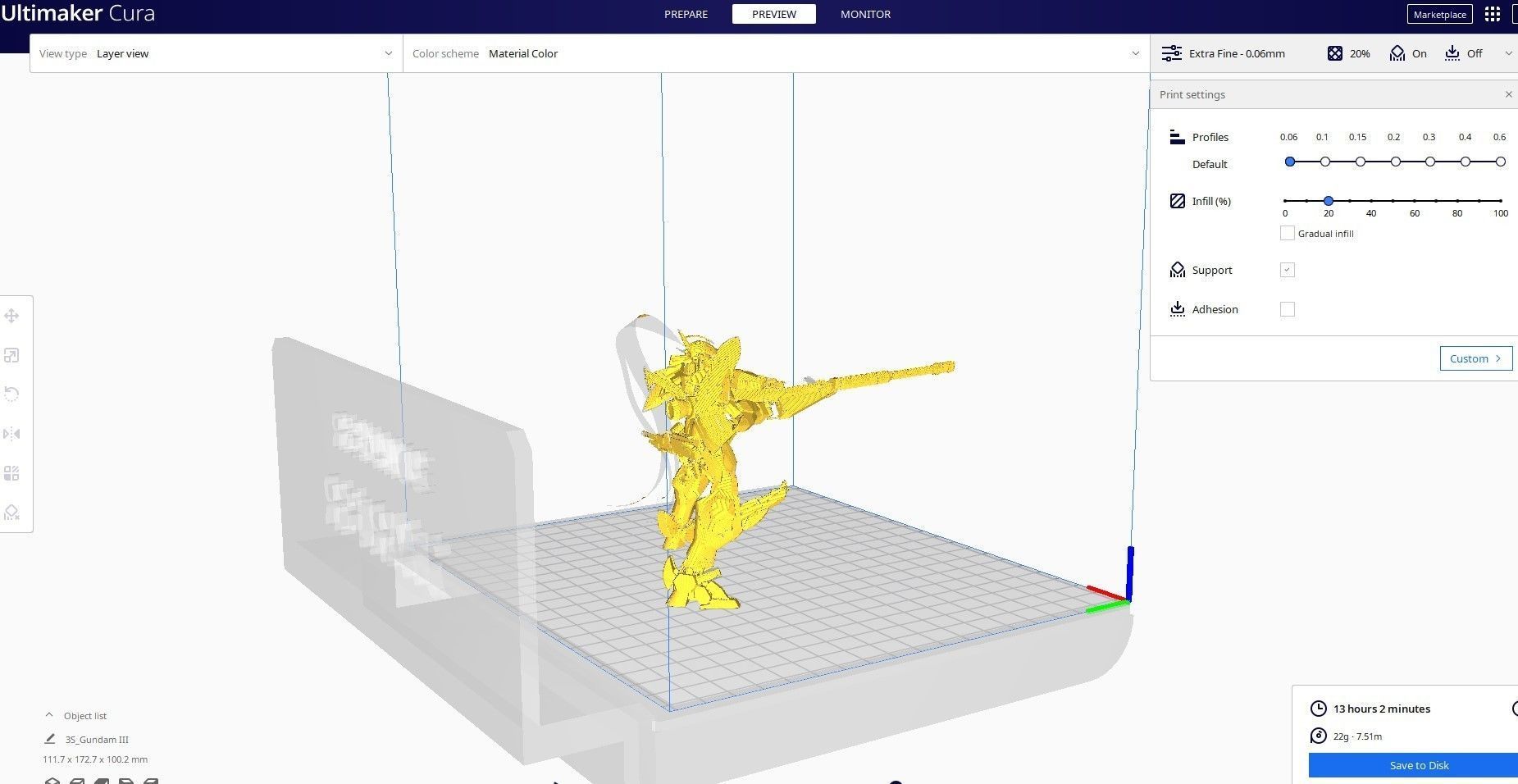 Gundam III 3d printed 3D model 3D printable | CGTrader