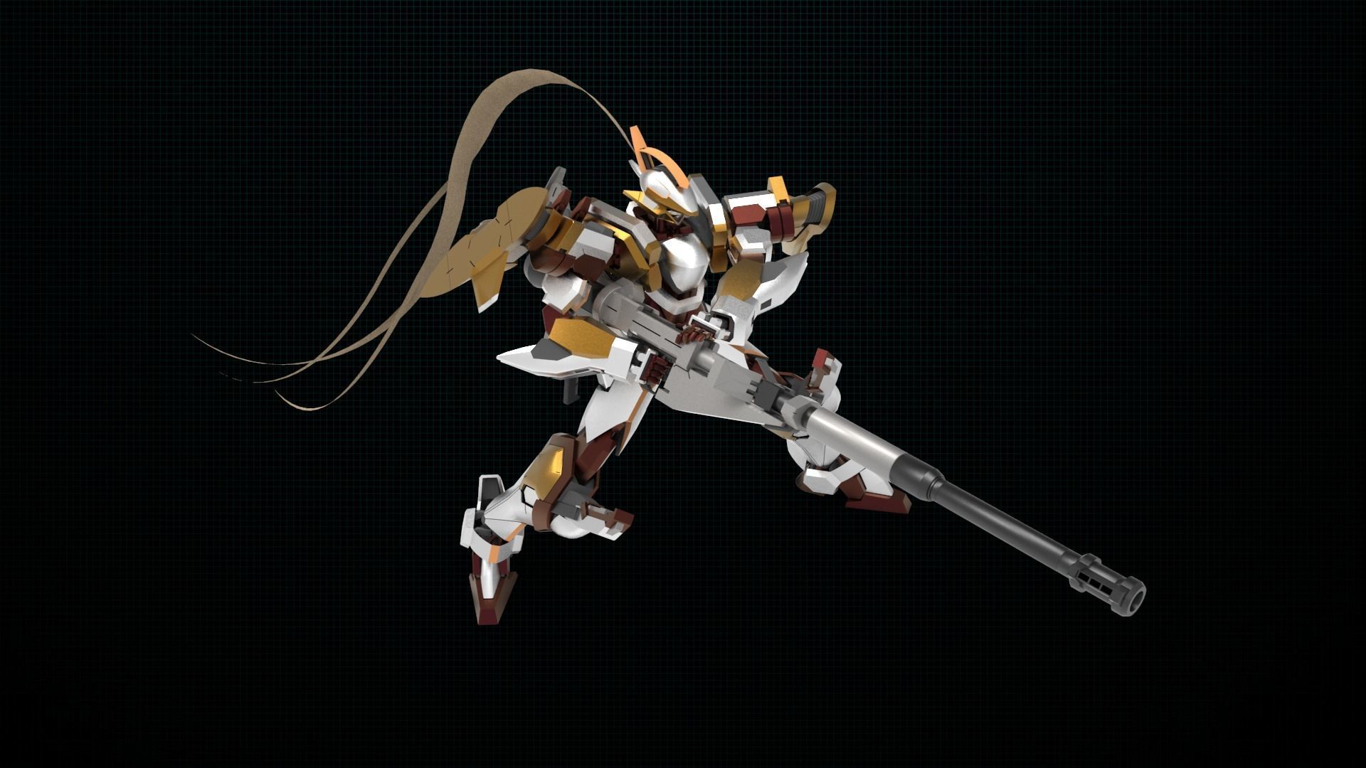 Gundam III 3d printed 3D model 3D printable | CGTrader