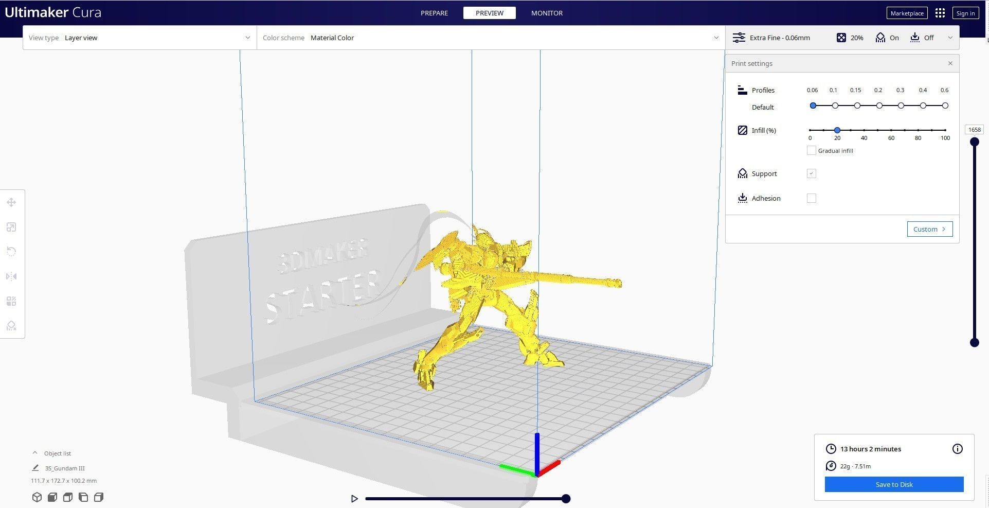 Gundam III 3d printed 3D model 3D printable | CGTrader