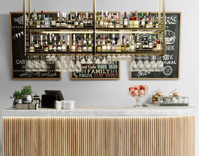 Cafe counter 3D Models | CGTrader