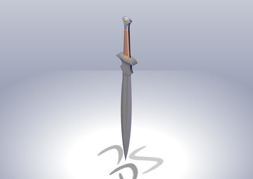 SAM SWORD 3D model 3D printable | CGTrader