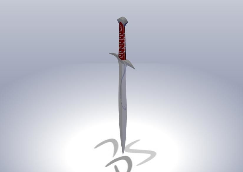 Sting Sword 3D model 3D printable | CGTrader