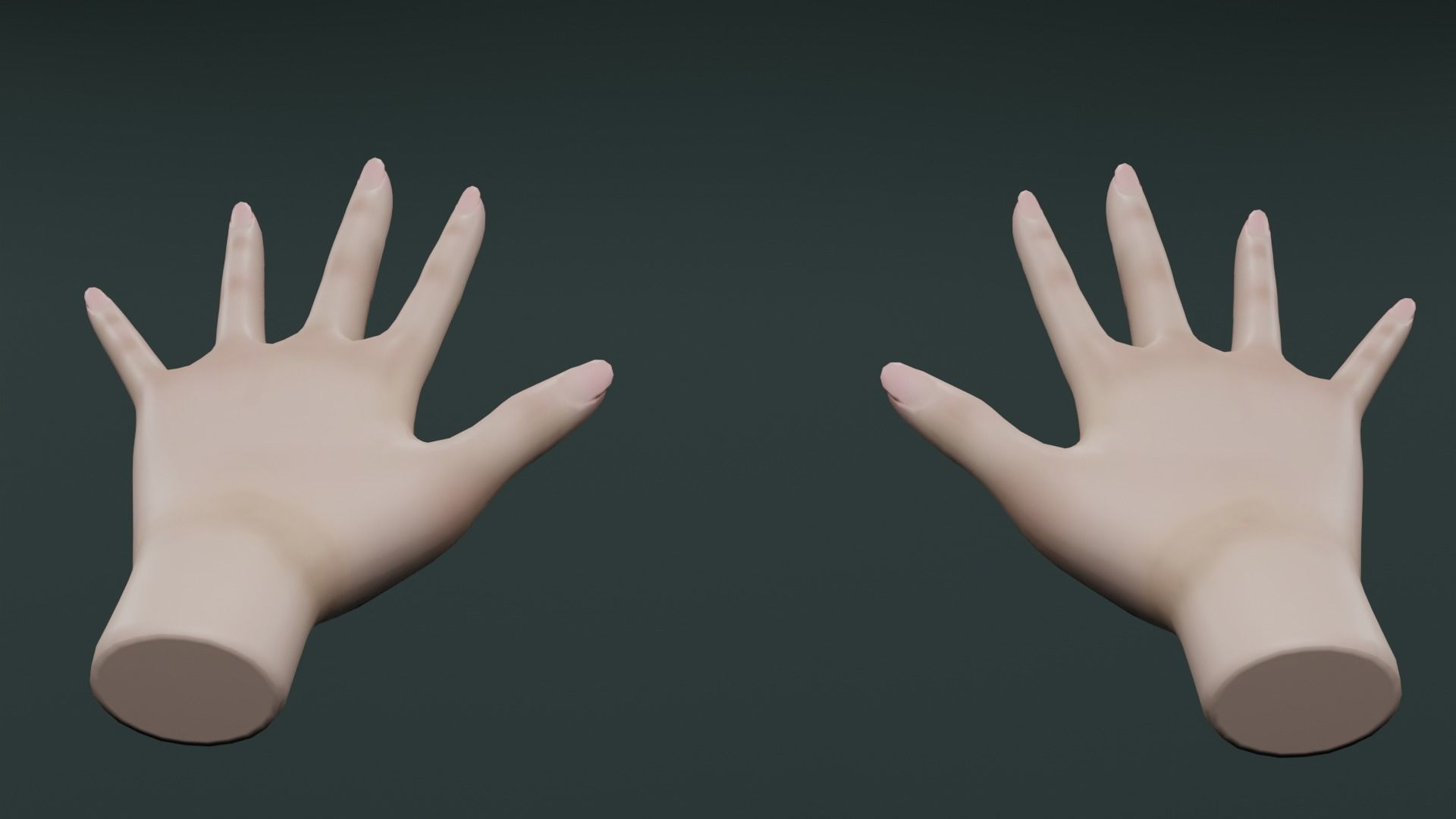 Hand VR Simple free VR / AR / low-poly 3D model rigged | CGTrader