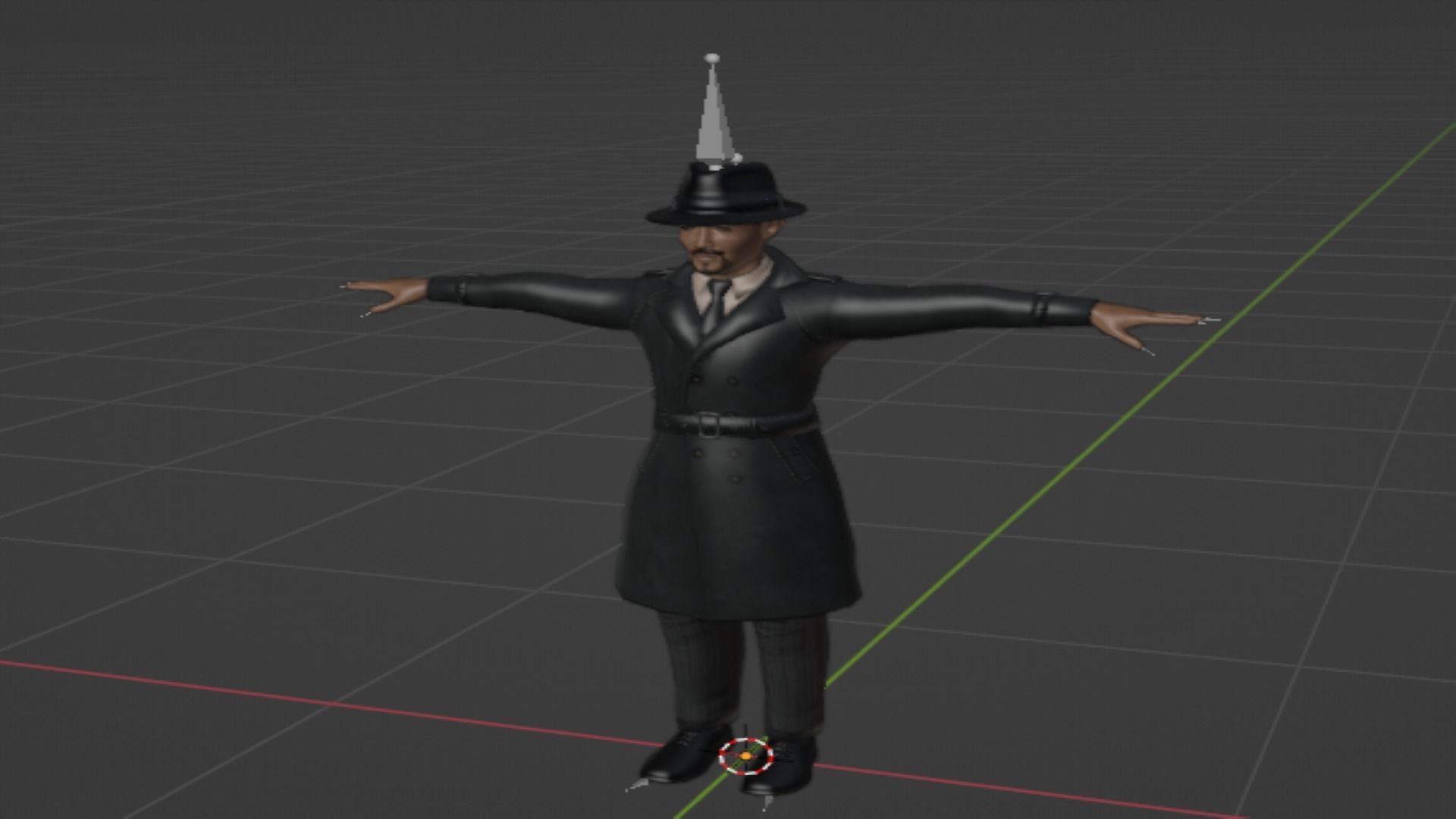 3D model mafia detective VR / AR / low-poly | CGTrader